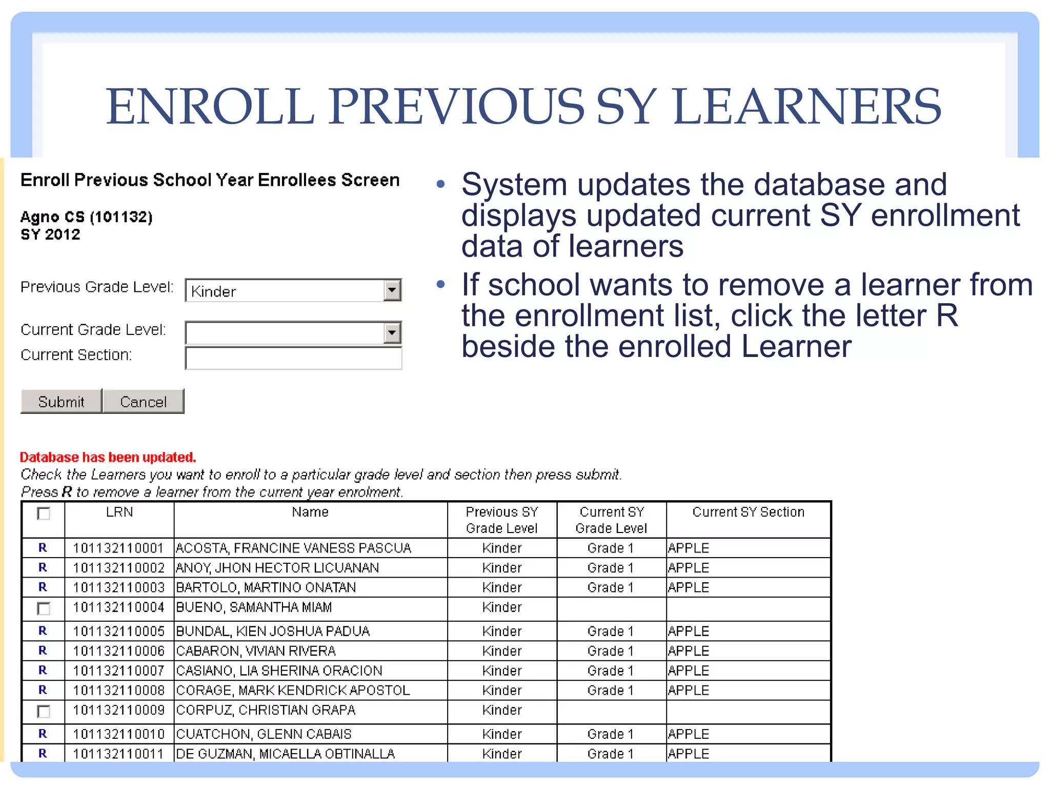 Learner information system | PPTX
