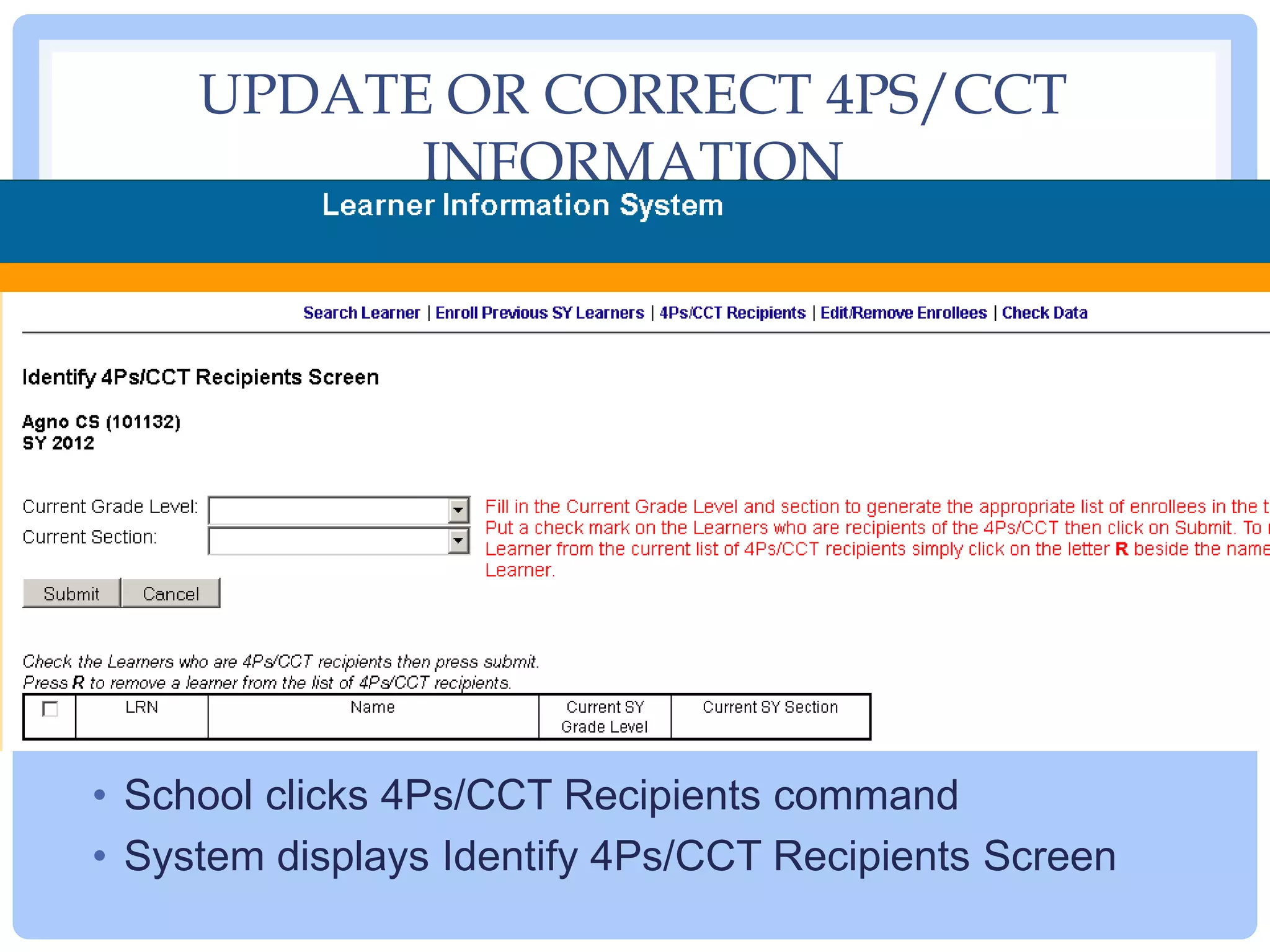 Learner information system | PPTX