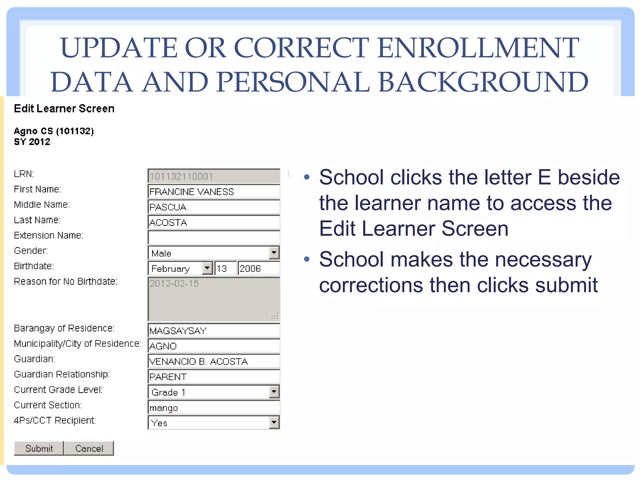Learner information system | PPTX