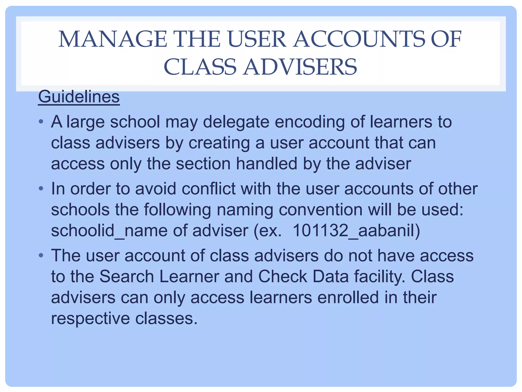 Learner information system | PPTX