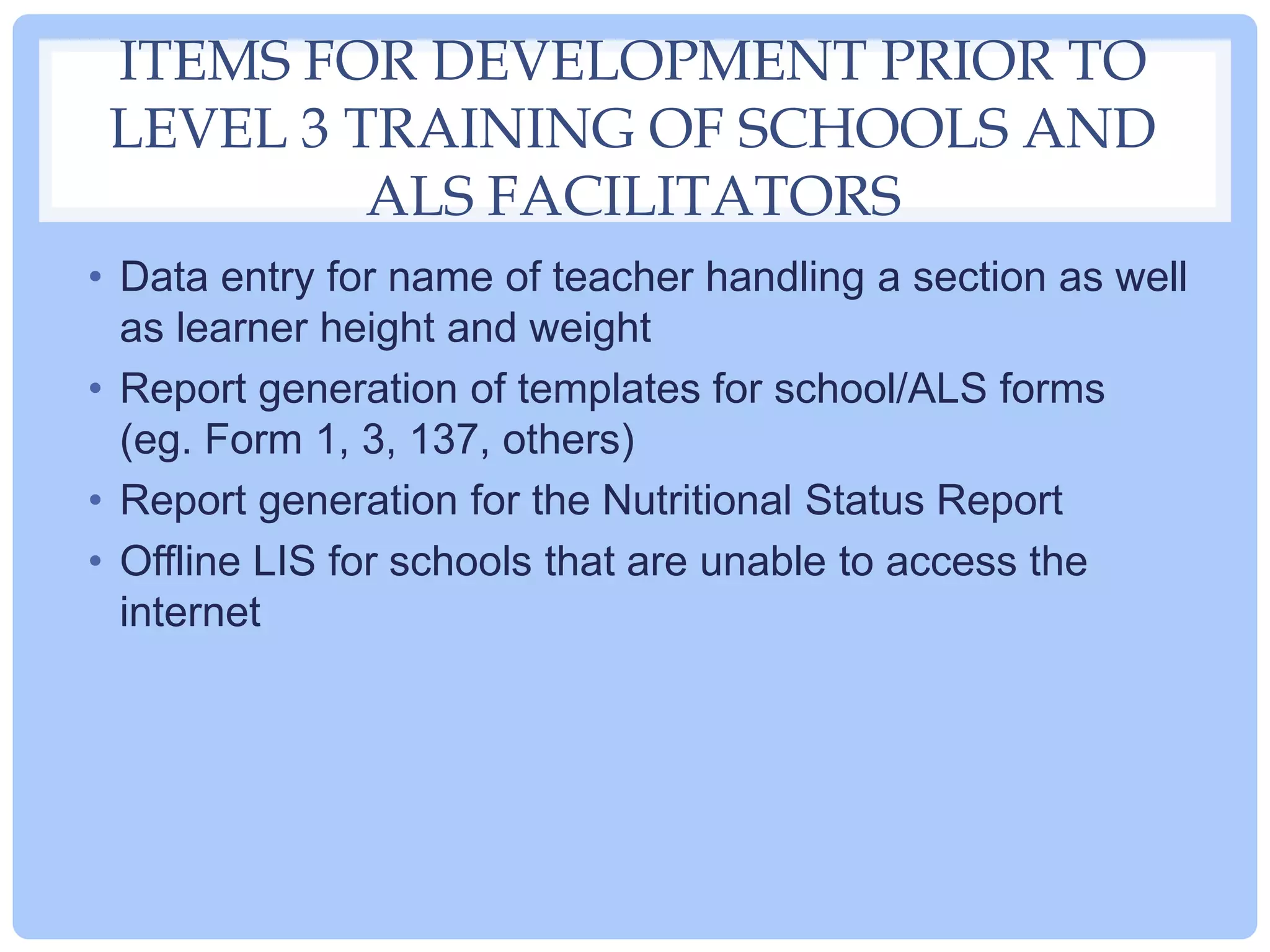 Learner information system | PPTX