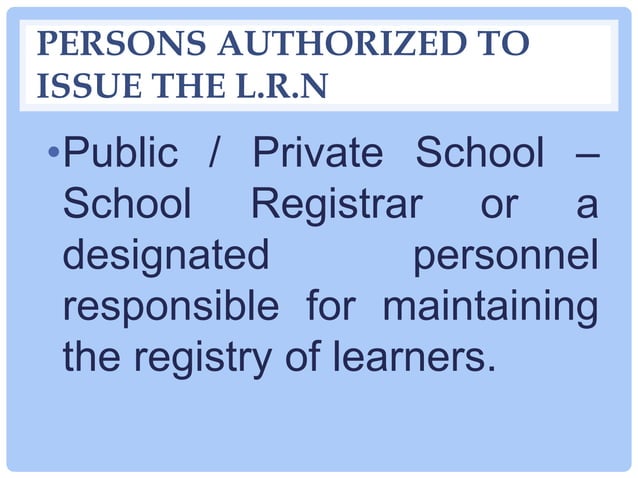 Learner information system | PPTX