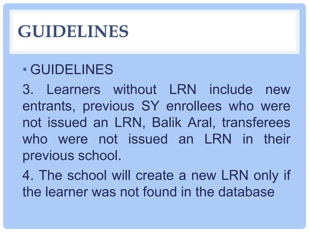 Learner information system | PPTX