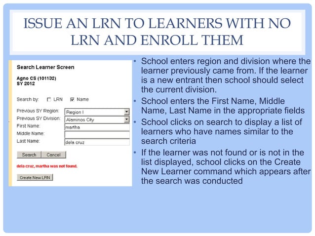 Learner information system | PPTX