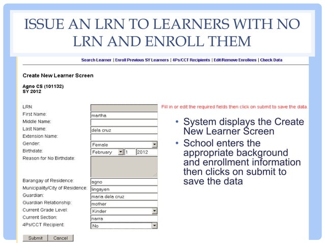 Learner information system | PPTX