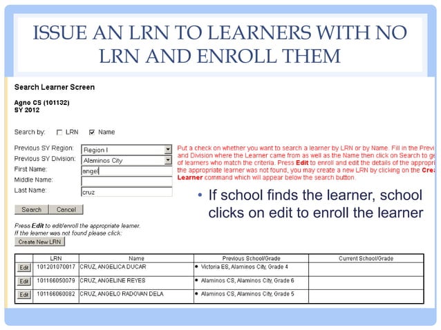 Learner information system | PPTX