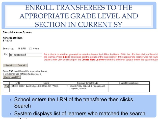 Learner information system | PPTX