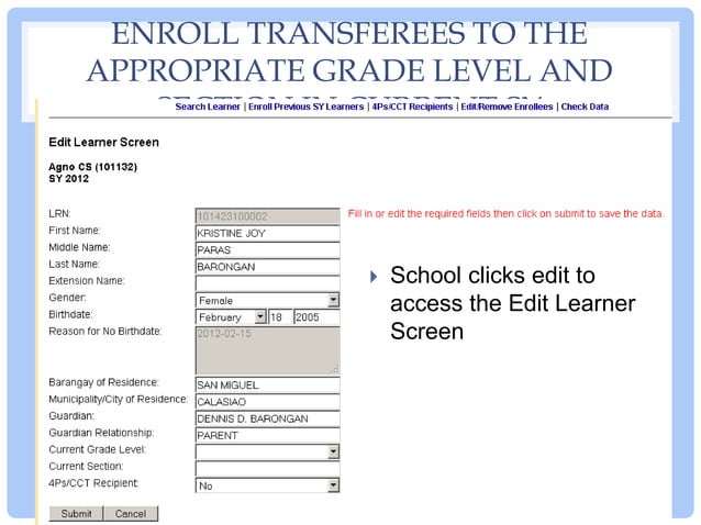 Learner information system | PPTX