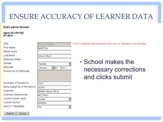 Learner information system | PPTX