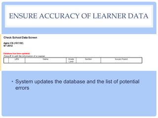 Learner information system | PPTX
