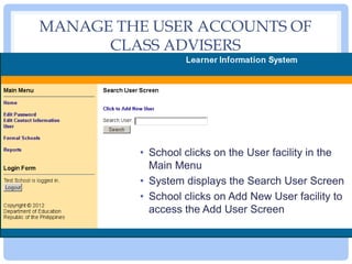 Learner information system | PPTX