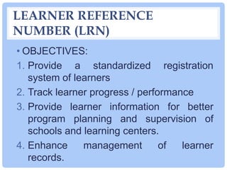 Learner information system | PPTX