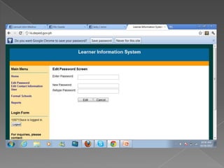 Learner information system (lis) | PPTX