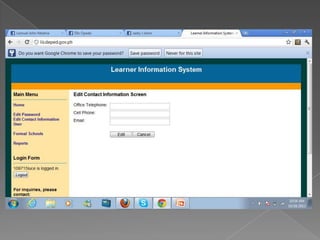 Learner information system (lis) | PPTX