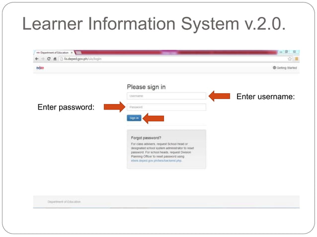Learner Information System (LIS) Training/ Seminar Module (for Class ...