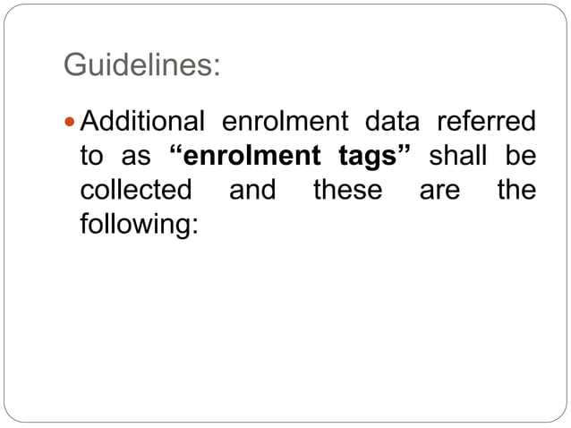 Learner Information System (LIS) Training/ Seminar Module (for Class ...