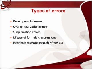 Learner language | PPTX