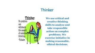 Learner profile sayings | PPT