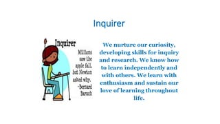 Learner profile sayings | PPT