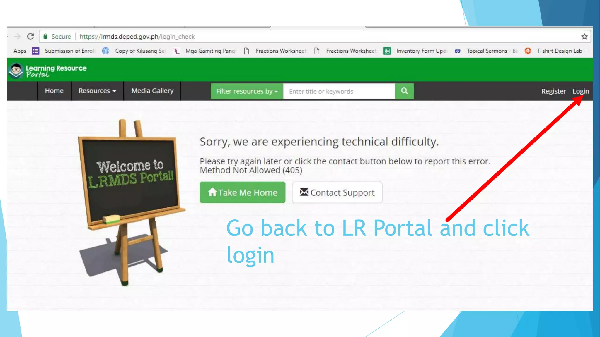 Learner resource portal registration tutorial | PPTX