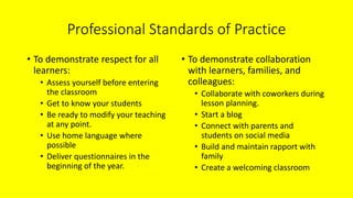 Learner rights and teacher responsibilities | PPT