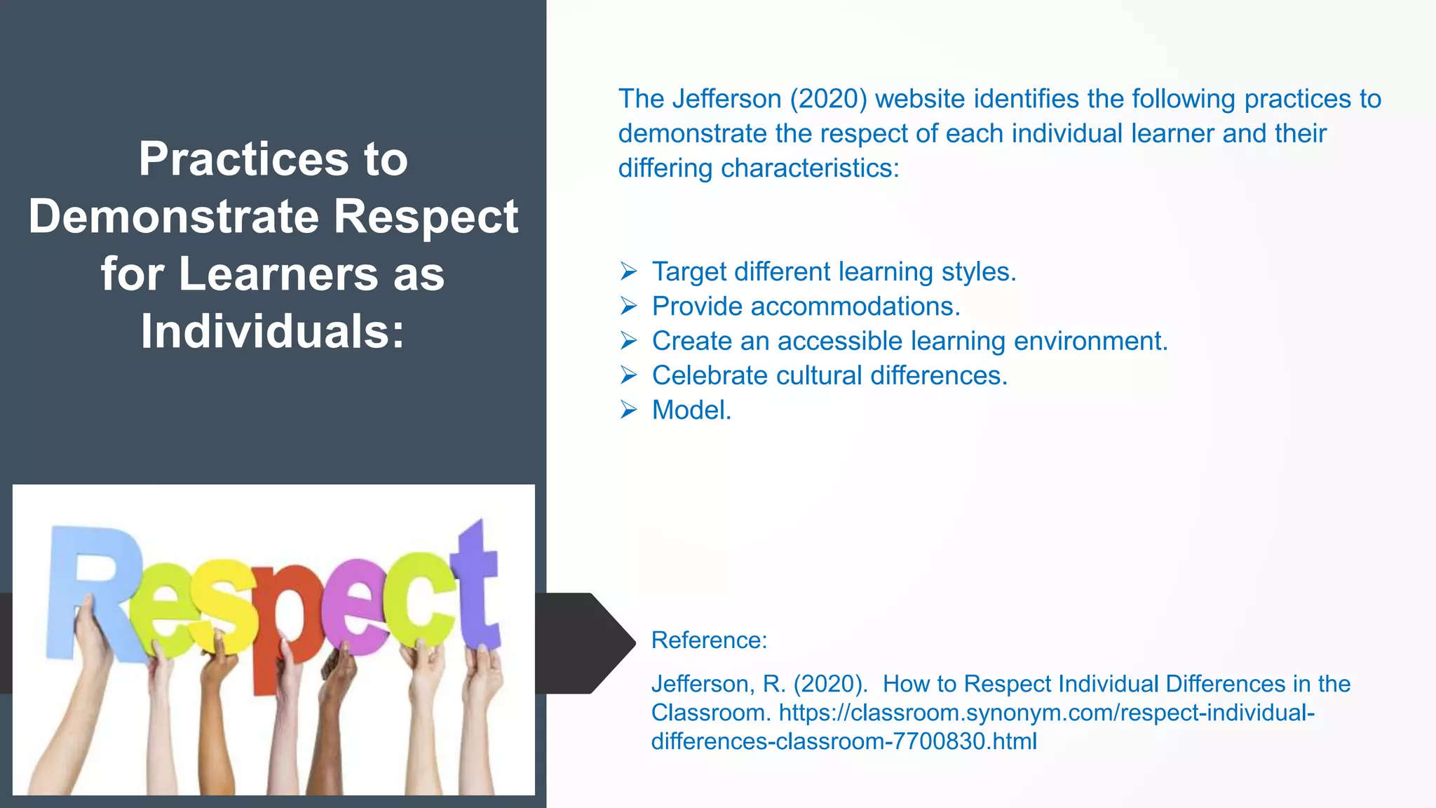 Learner rights and teacher responsibility | PPTX