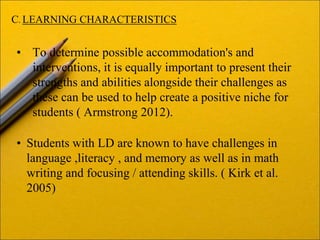 Learners-with-Difficulty in lesrning .. the different strategy in ...