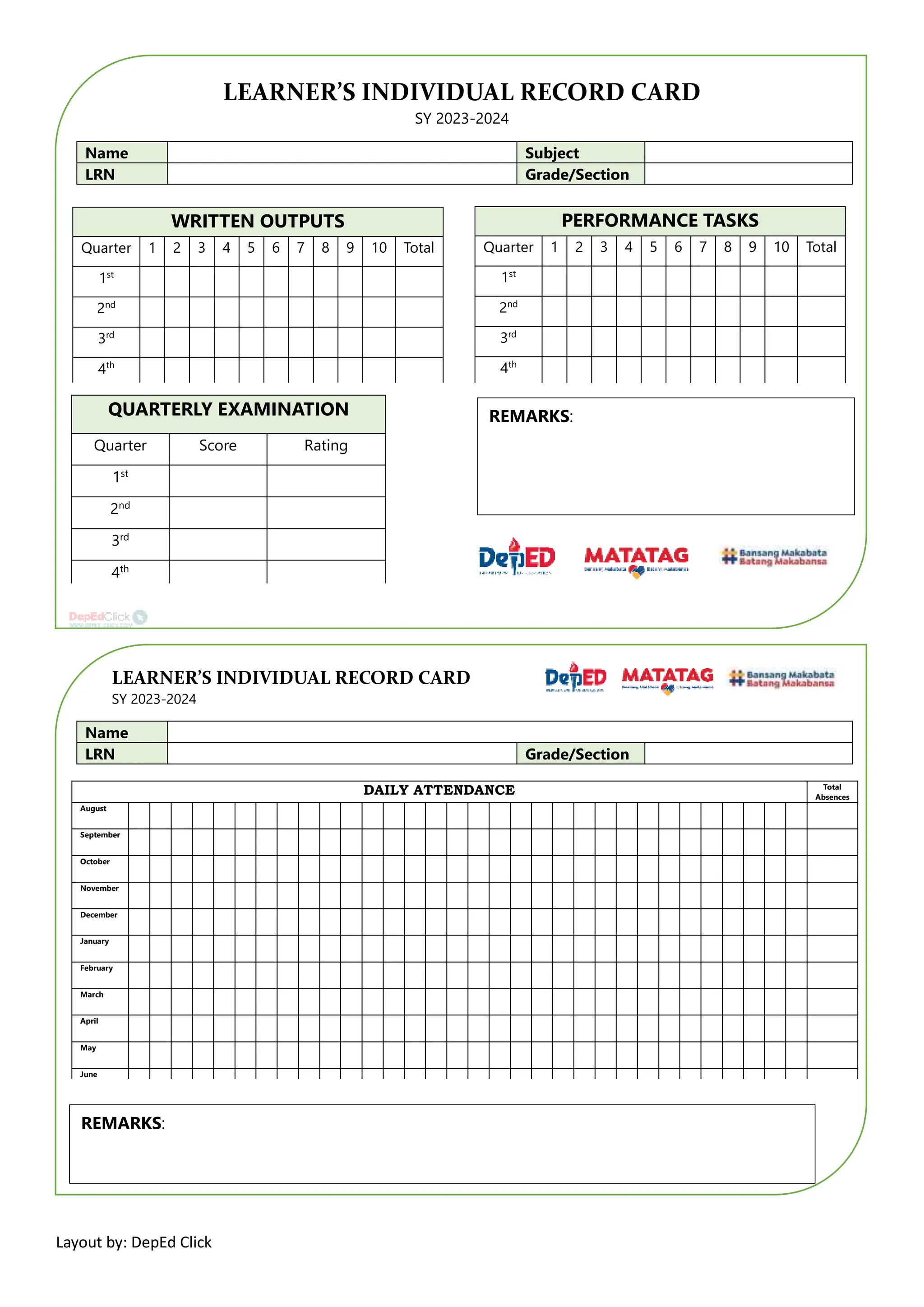 LEARNER'S INDIVIDUAL RECORD CARD.docx