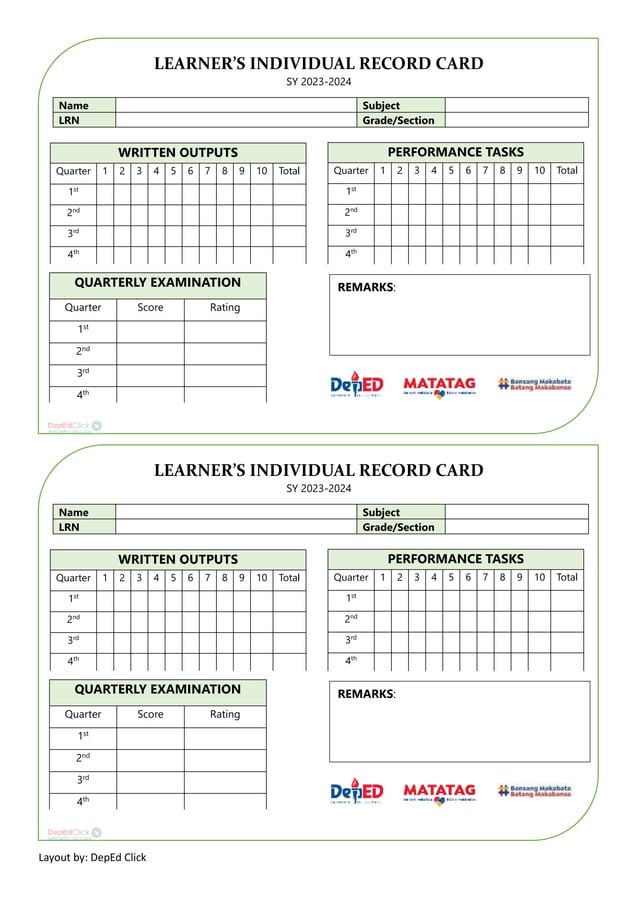 LEARNER'S INDIVIDUAL RECORD CARD.docx