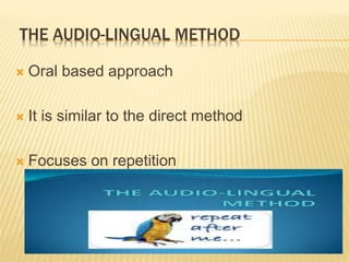 Learners' roles in the different teaching approaches and methods | PPTX