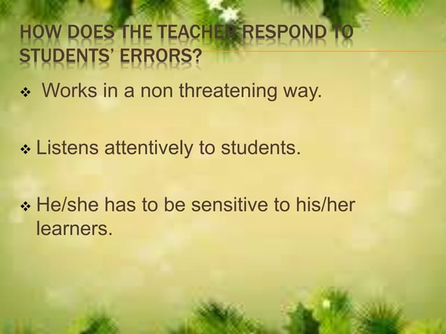 Learners' roles in the different teaching approaches and methods | PPTX ...