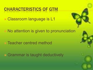 Learners' roles in the different teaching approaches and methods | PPTX