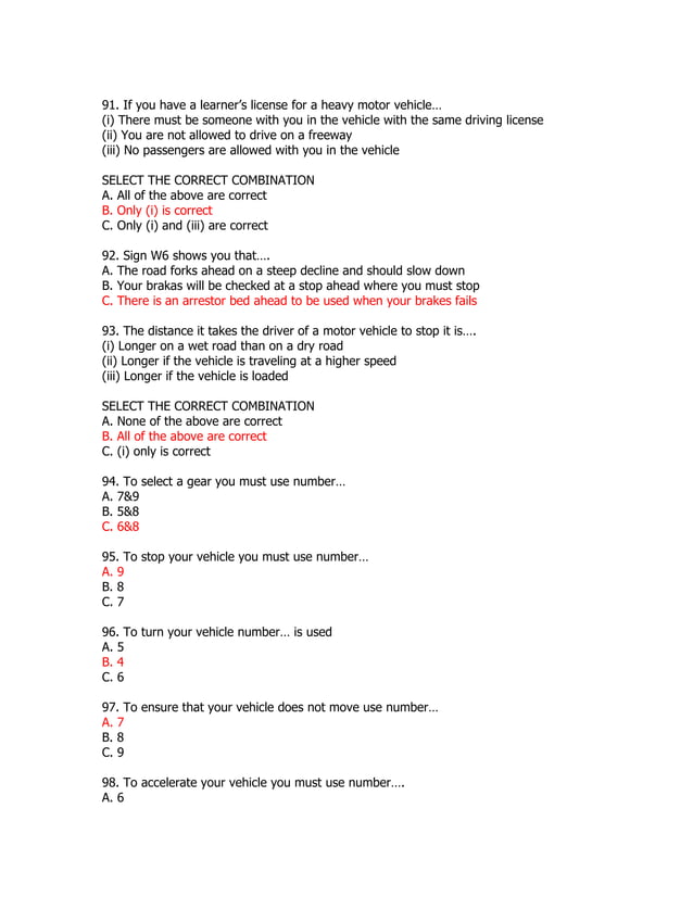 Learners test a | DOC