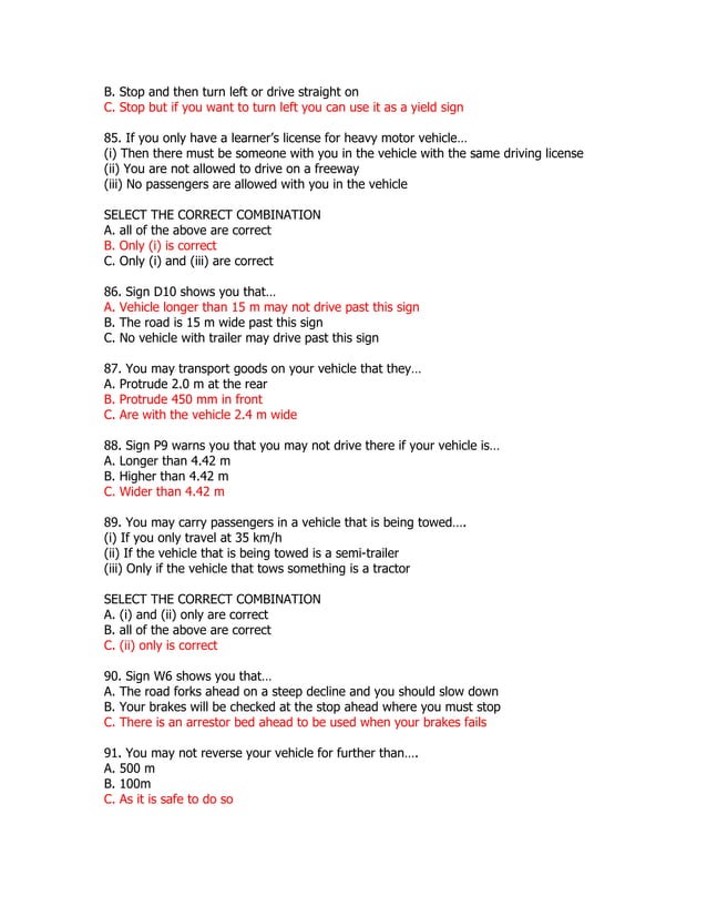 Learners test b | DOC