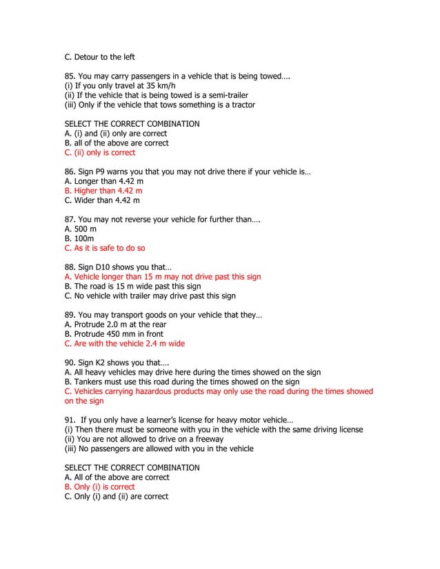 Learners test c | DOC