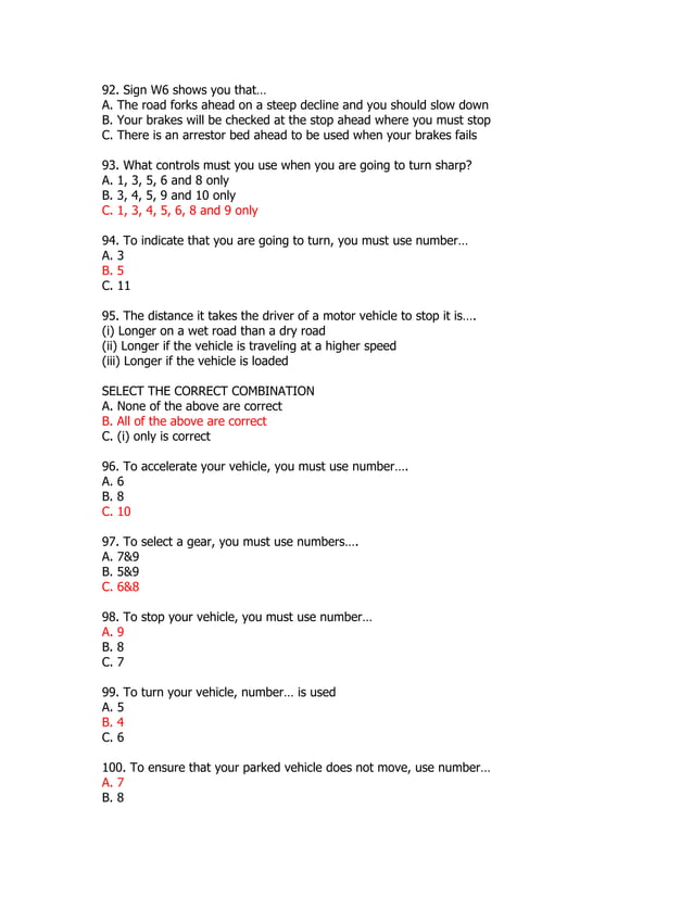 Learners test c | DOC