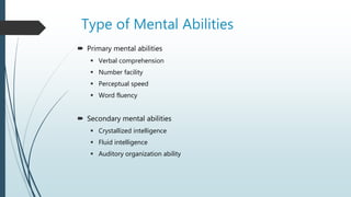 Learners with different mental abilities | PPT