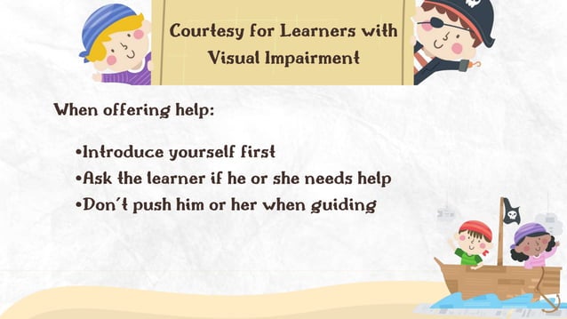 Learners with Difficulty in Seeing or Learners with Visual Impairment ...