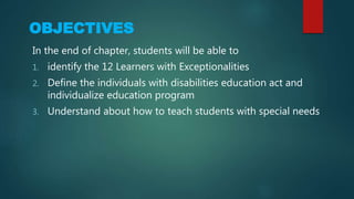 Learners with exceptionalities | PPTX