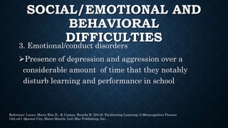 Learners with exceptionalities | PPTX