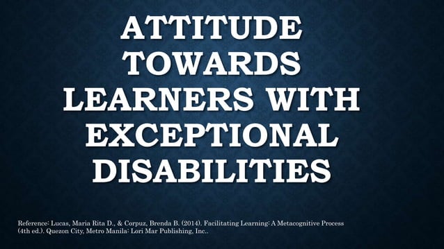 Learners with exceptionalities | PPTX | Brain and Nervous System Disorders | Diseases and Conditions