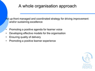 Learner voice presentation 31 10-12 | PPSX