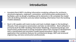Learn essentials of job oriented autodesk revit mep fp course | PPT