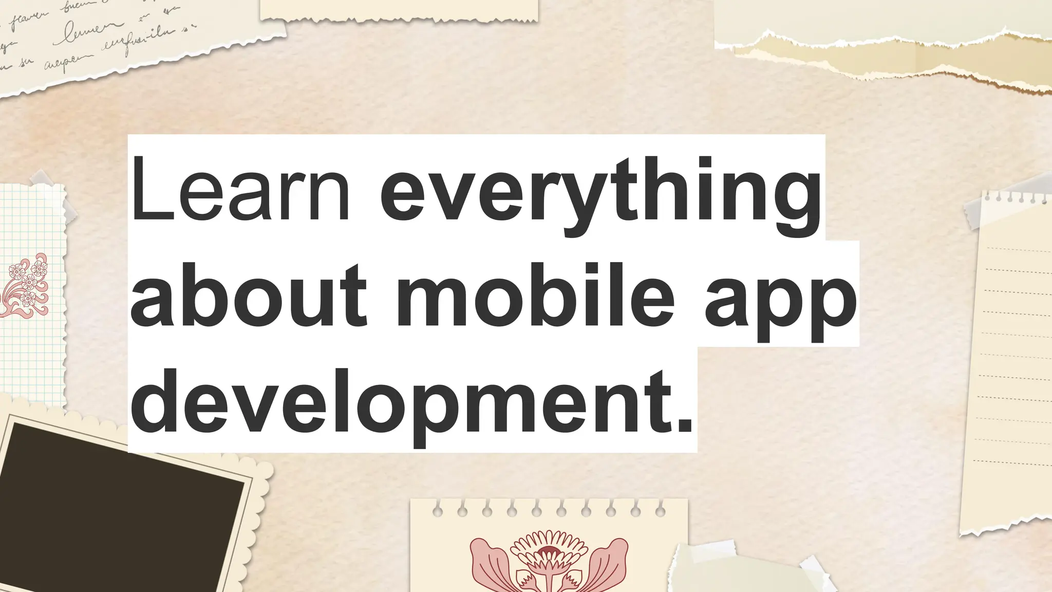 Learn everything about mobile app development. .pdf