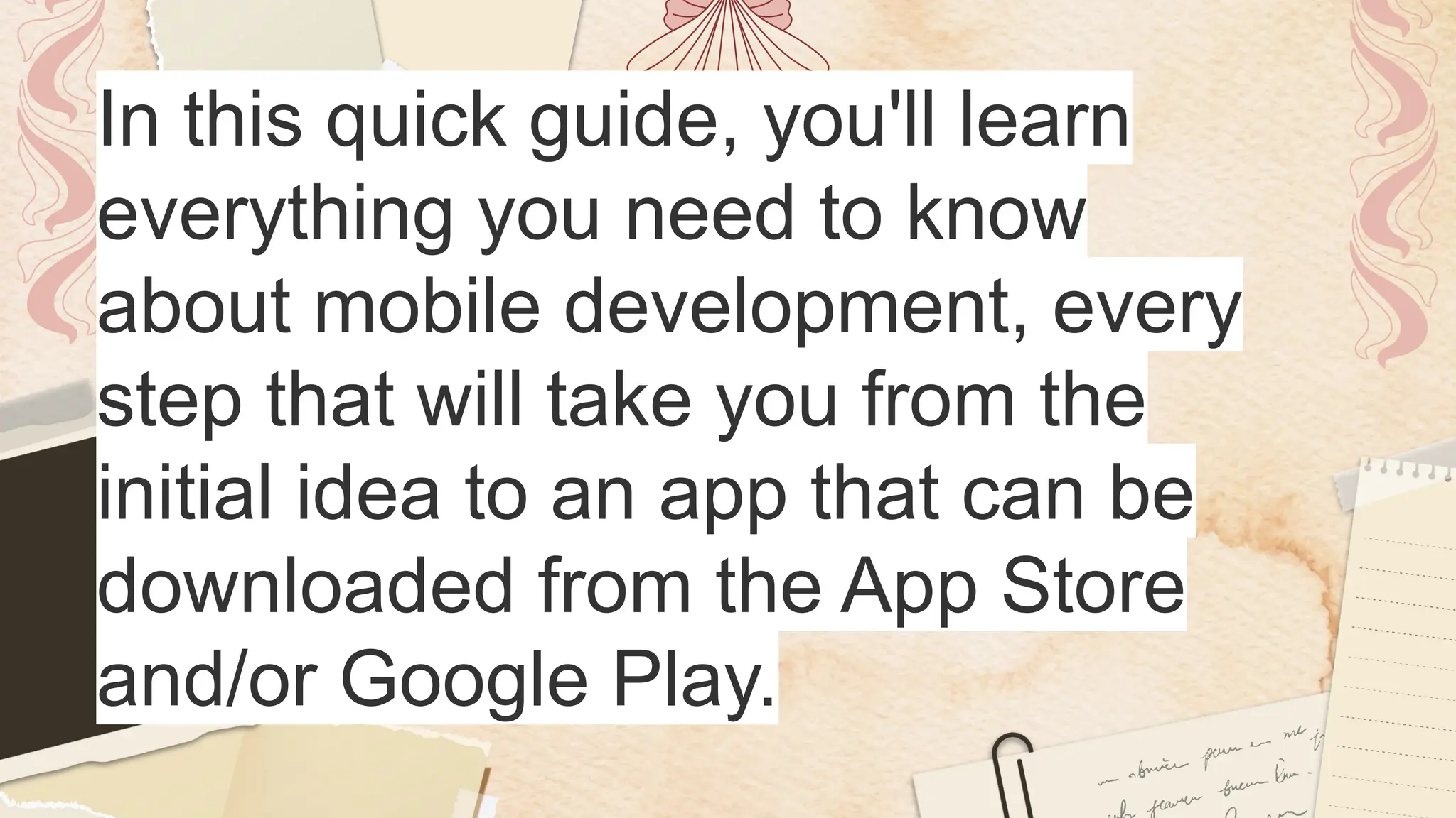 Learn everything about mobile app development. .pdf