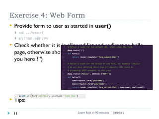 Learn flask in 90mins | PPT