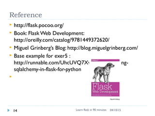Learn flask in 90mins | PPT