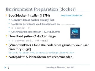 Learn flask in 90mins | PPT