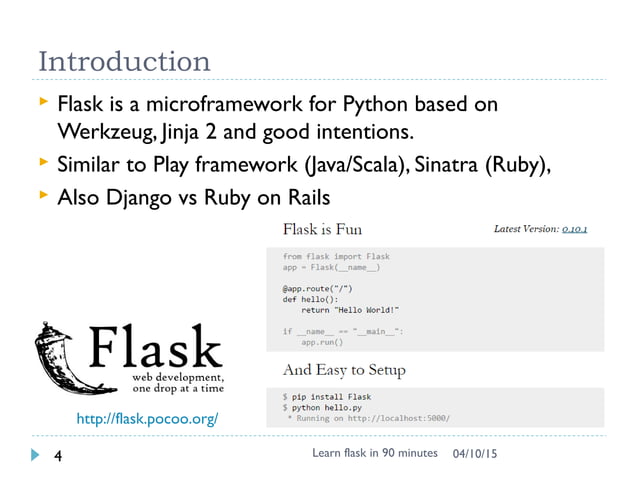 Learn flask in 90mins | PPT
