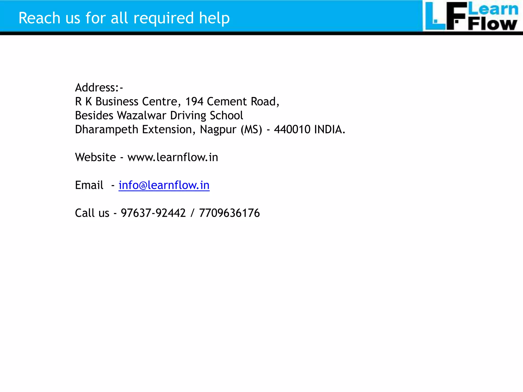 LearnFlow Industrial Training Program | PPT